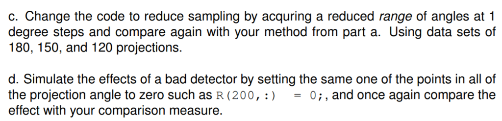 Matlab has built-in functions for generating Radon | Chegg.com
