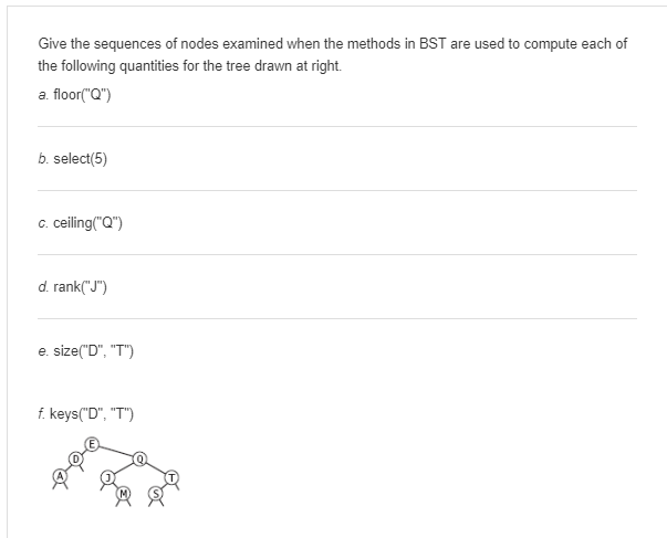 Solved can i get the solution for this question BST(binary | Chegg.com