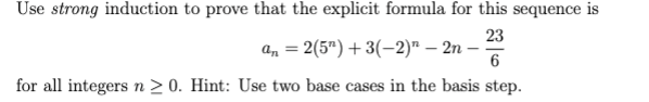 Solved 4. (10 points) Consider the sequence defined by | Chegg.com