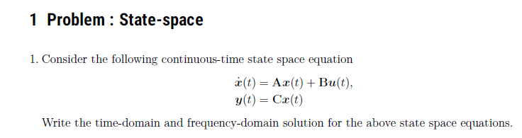 Solved 1 Problem State Space 1 Consider The Following