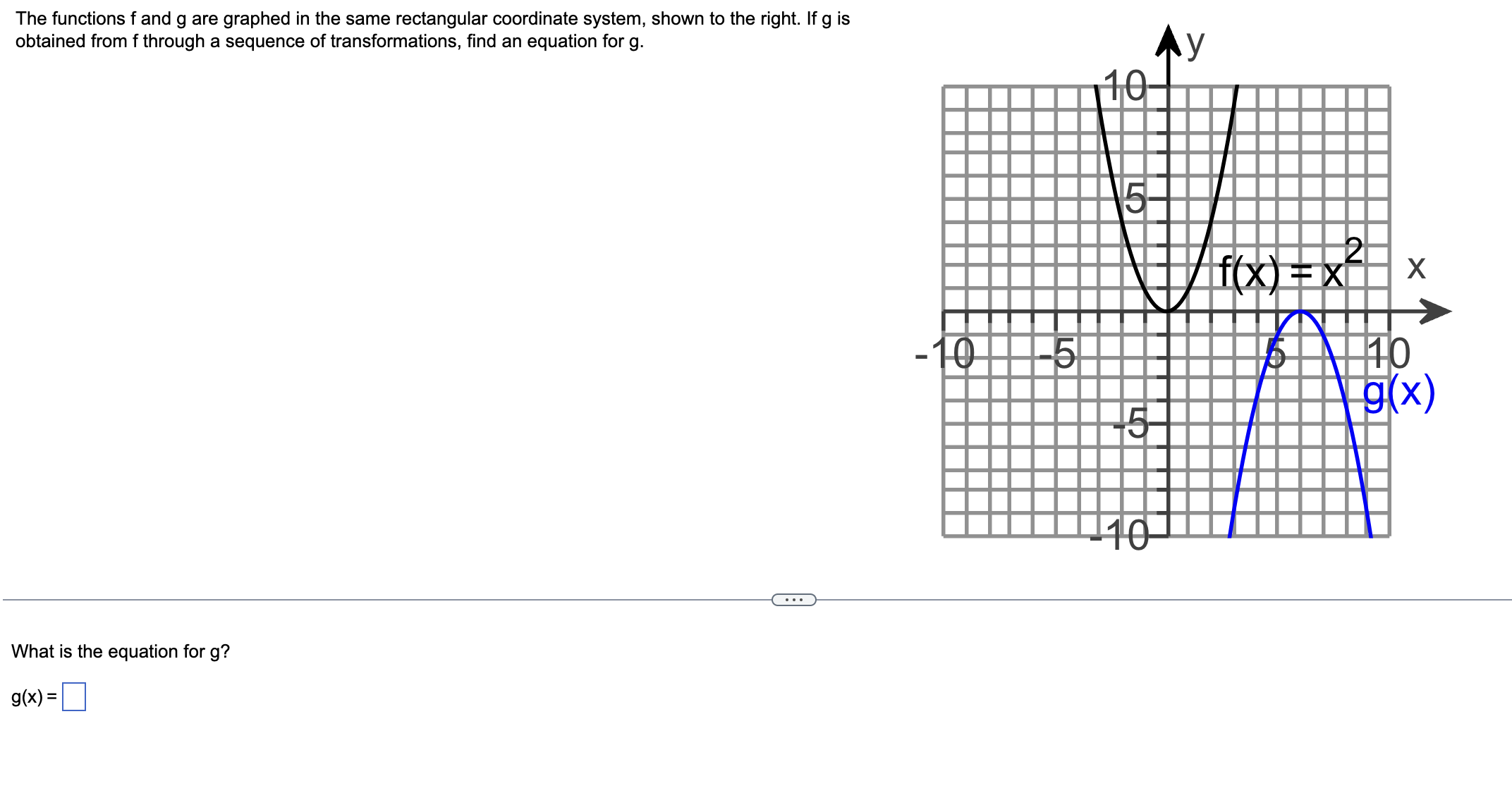 Solved The functions \\( f \\) and \\( g \\) are graphed in | Chegg.com