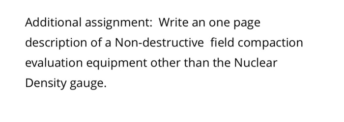 Solved List 4 non-destructive field compaction evaluation | Chegg.com