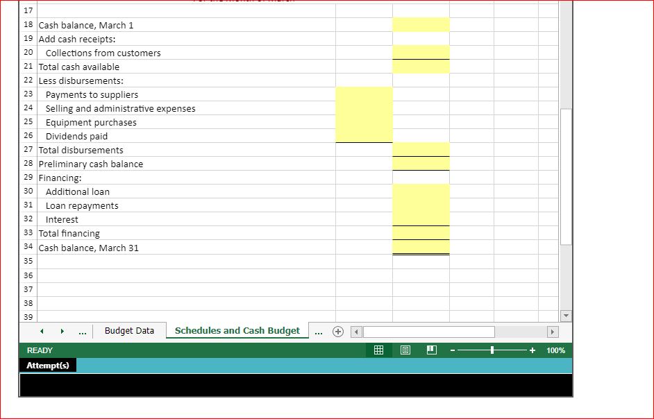 Solved 1. Prepare a schedule of expected cash collections. | Chegg.com