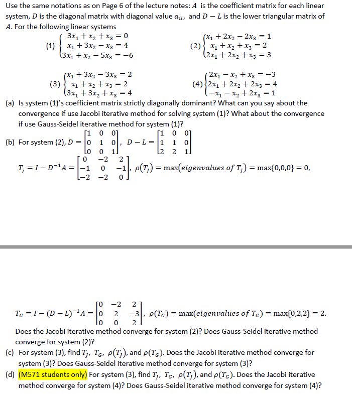 Solved Use the same notations as on Page 6 of the lecture | Chegg.com