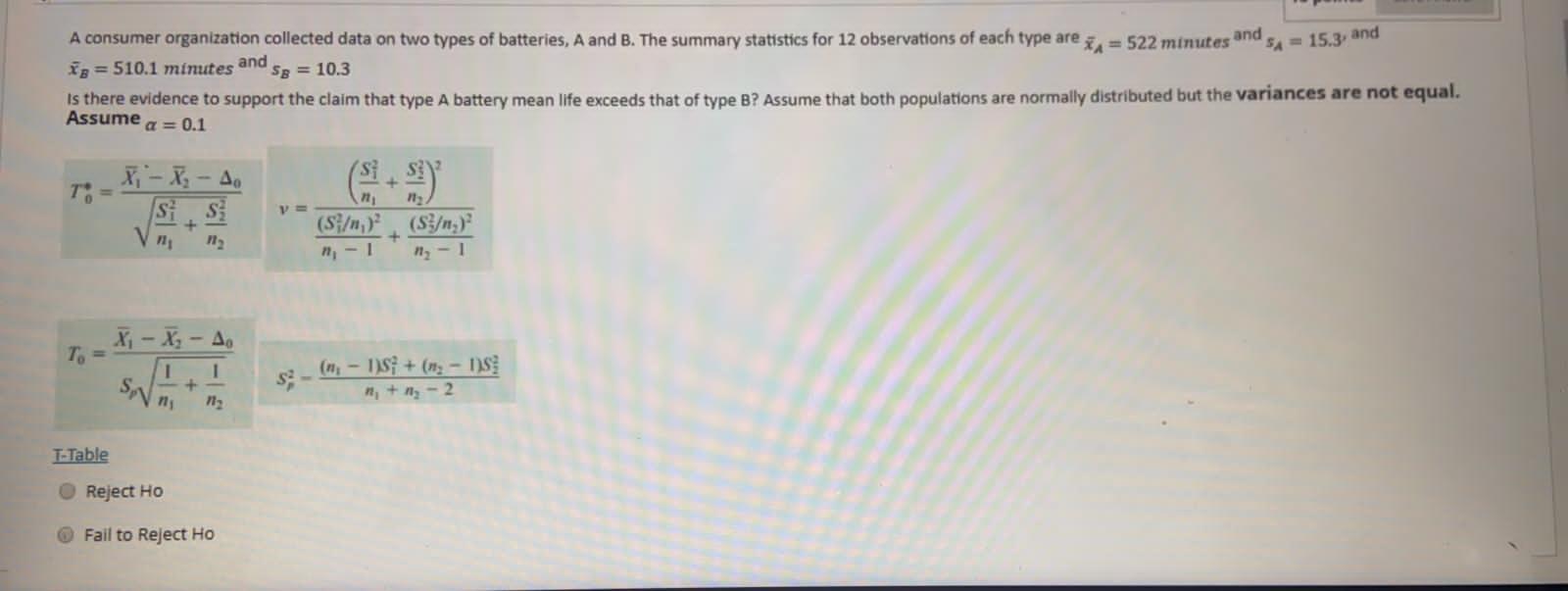 Solved 01 Two different formulations of an oxygenated motor | Chegg.com