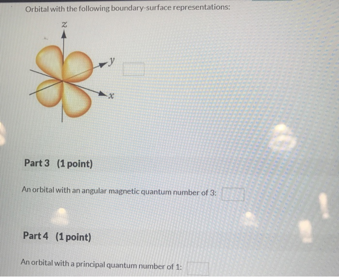 Solved Orbital with the following boundary-surface | Chegg.com