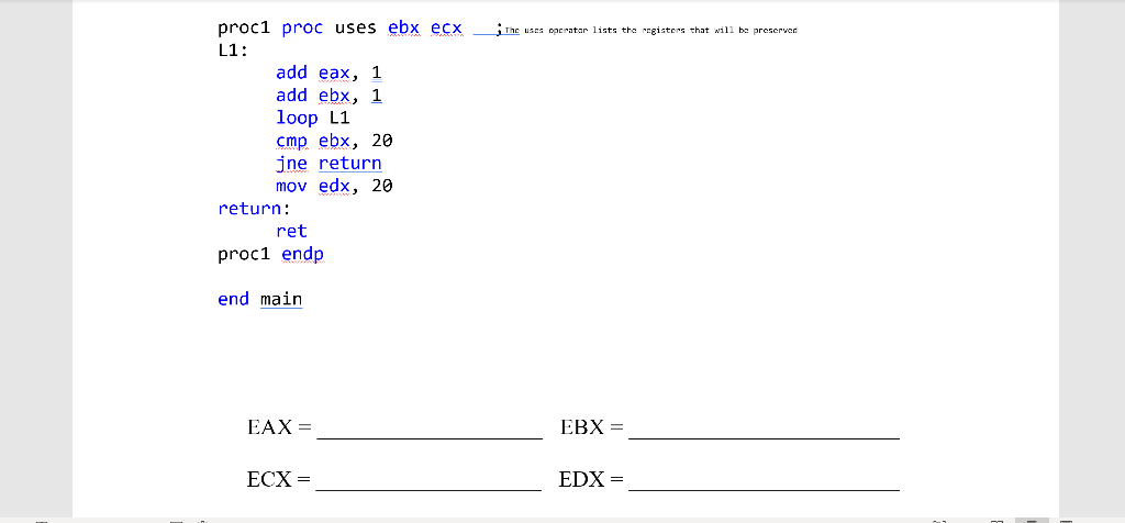 Solved 4. (24 points) IA32 Assembly (Procedure and | Chegg.com