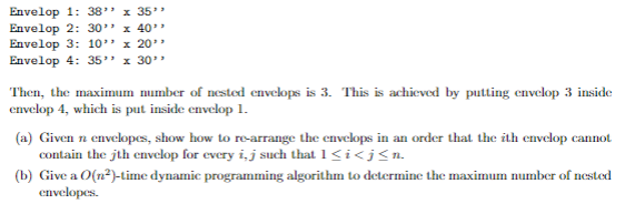 Solved 2. (Dynamic Programming) You are given a set of n | Chegg.com