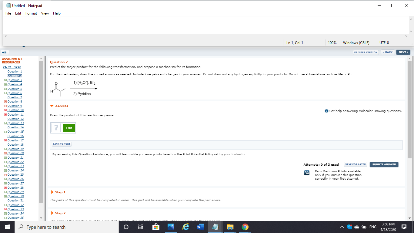 Solved Untitled - Notepad File Edit Format View - 0 Help In | Chegg.com