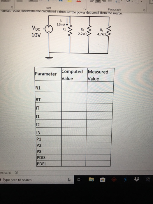 Solved Determine the calculated value for the R1 that would | Chegg.com