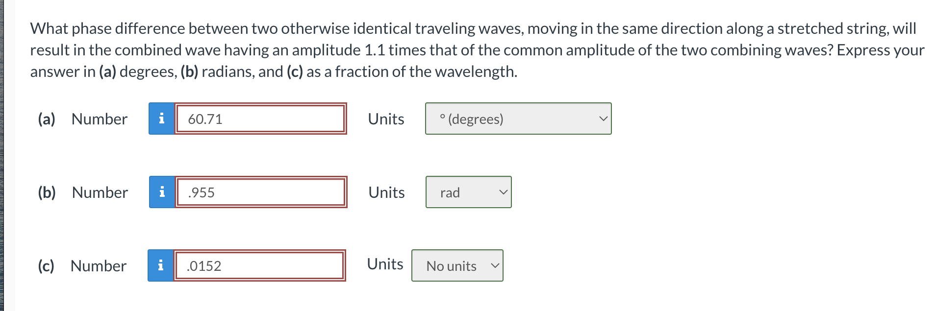 Solved What phase difference between two otherwise identical | Chegg.com