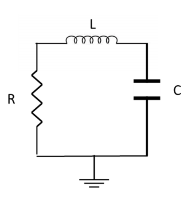 Solved A harmonic oscillator is designed using a series RLC | Chegg.com