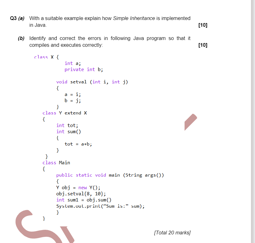 Solved With a suitable example explain how Simple | Chegg.com