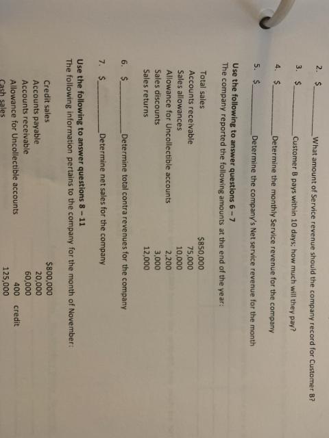 Solved Use the following to answer questions 6-7 The company | Chegg.com