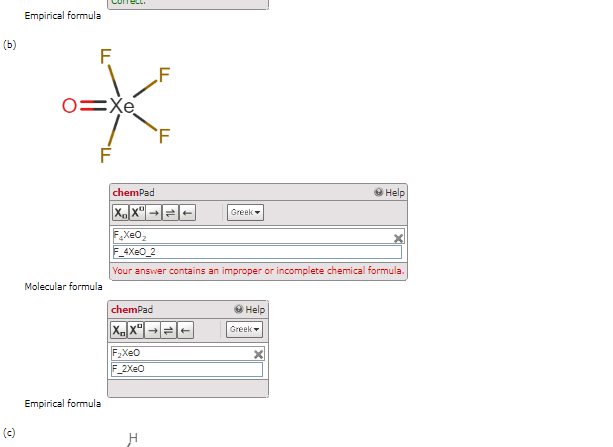 Solved Empirical formula Molecular formula Empirical | Chegg.com