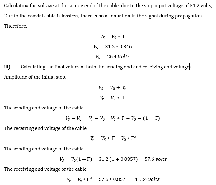 Solved Time Domain Reflectometry A transmission line is | Chegg.com