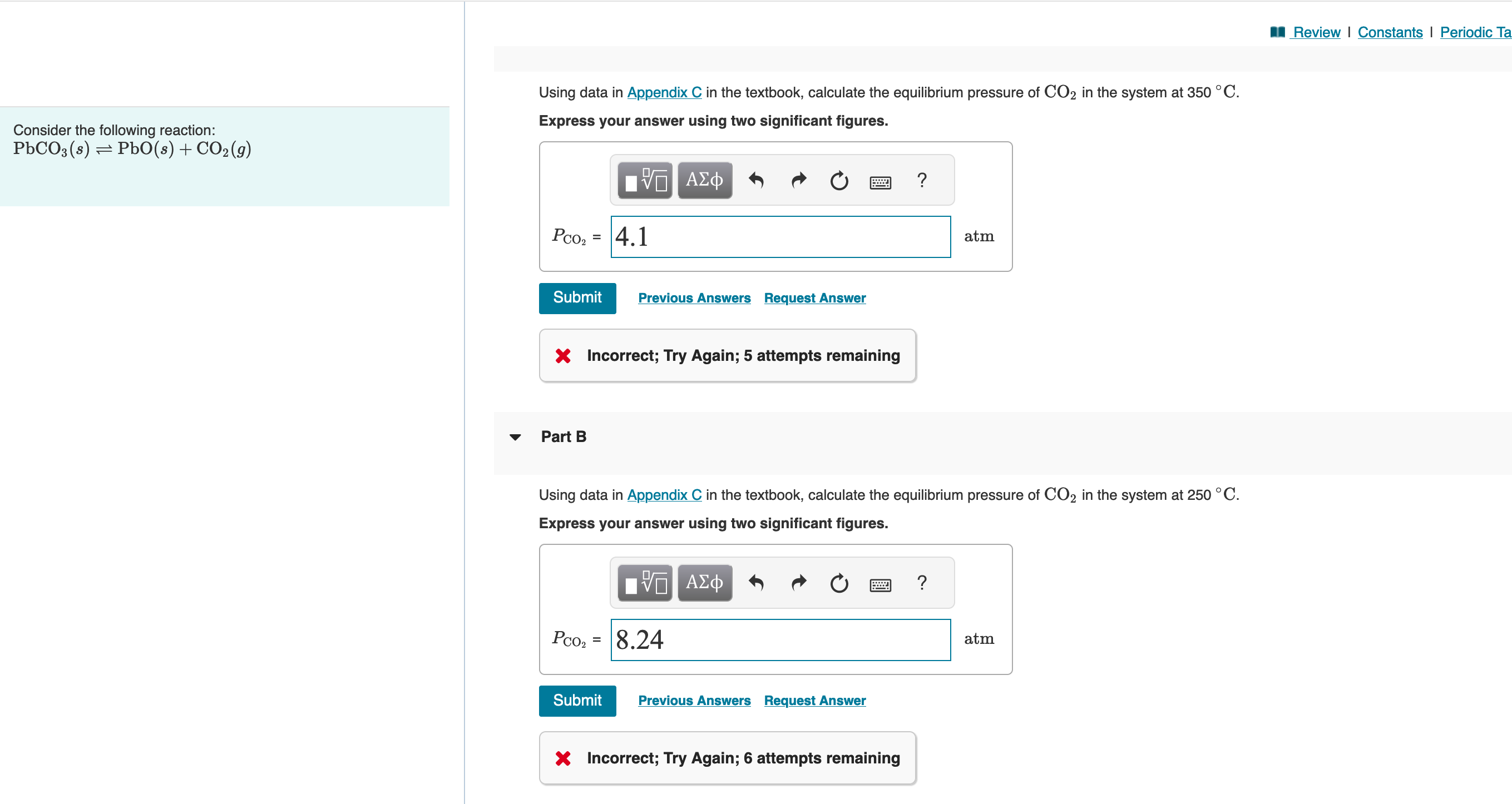 Solved Using data in Appendix C in the textbook, calculate | Chegg.com