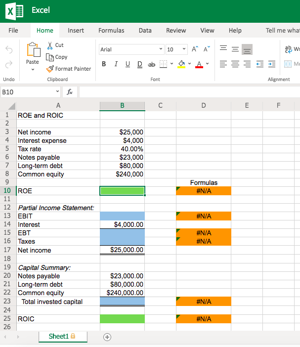 Solved х Excel File Home Insert Formulas Data Review View | Chegg.com