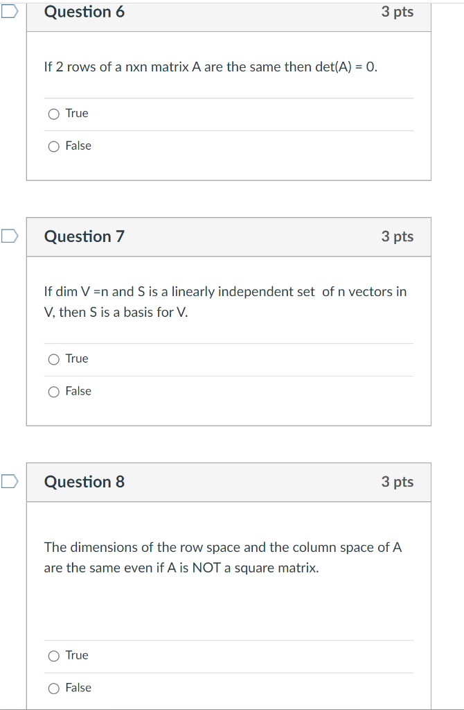 Solved You don't have to explain!!!! just tell me if the | Chegg.com