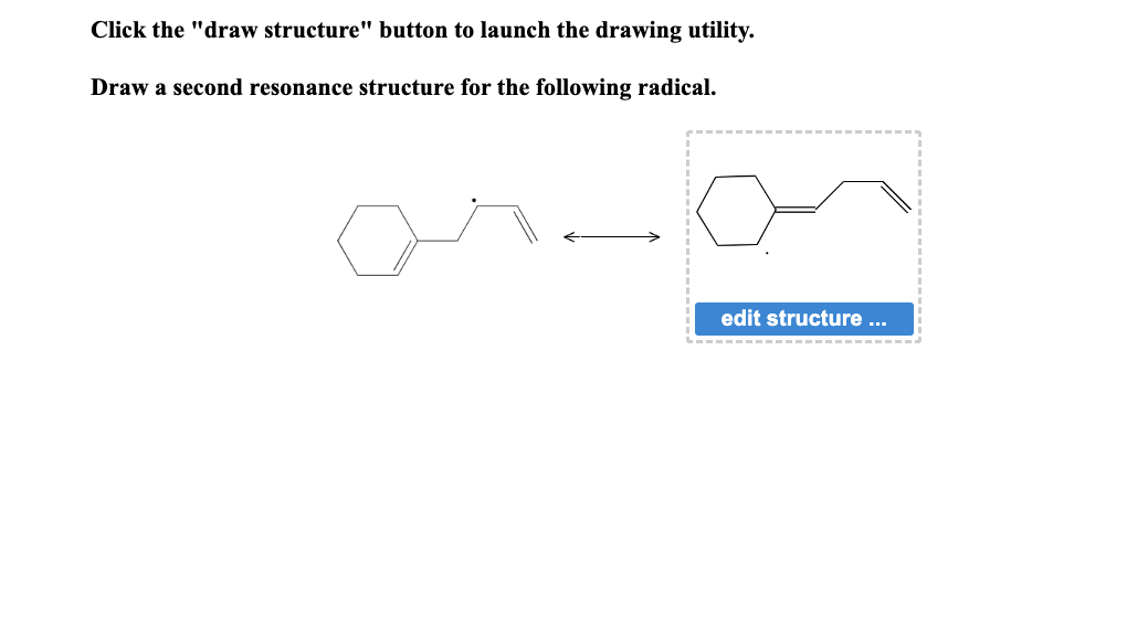 Solved Click the "draw structure" button to launch the | Chegg.com