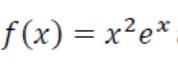Solved deret mac laurin f(x)=x2ex | Chegg.com