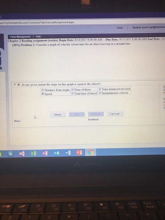Solved sp3 ommo r/TakeTutorialAssignment.aspx Home student | Chegg.com