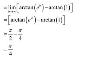 Solved = lim arctan (eº) - arctan (1)] = arctan (e”)- arctan | Chegg.com