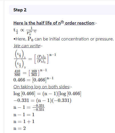 Solved At 518\deg C, ﻿the half-life for the decomposition of | Chegg.com