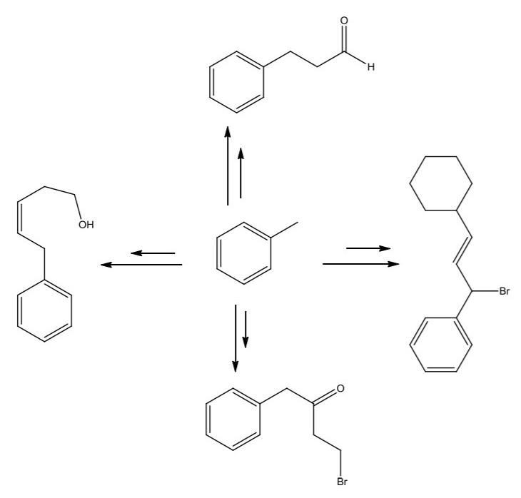 Solved Perform the multistep synthesis of the target | Chegg.com