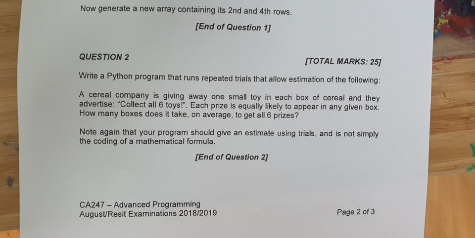 Solved PYTHON question. hi i am strugling with this | Chegg.com