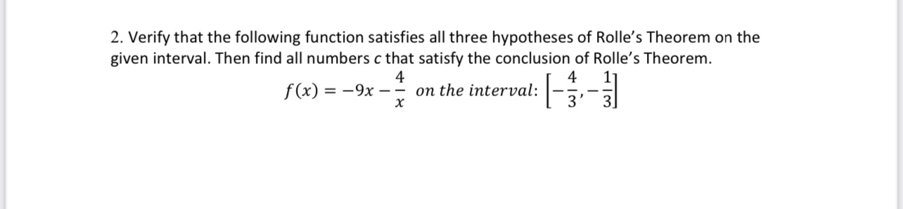 Solved Verify that the following function satisfies all | Chegg.com