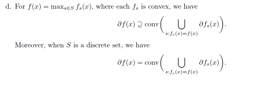 Solved Prove the following rule for subgradient calculus, | Chegg.com