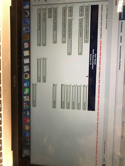 Solved Exercise 7-9 (Part Level Submission) Don Wyatt is | Chegg.com