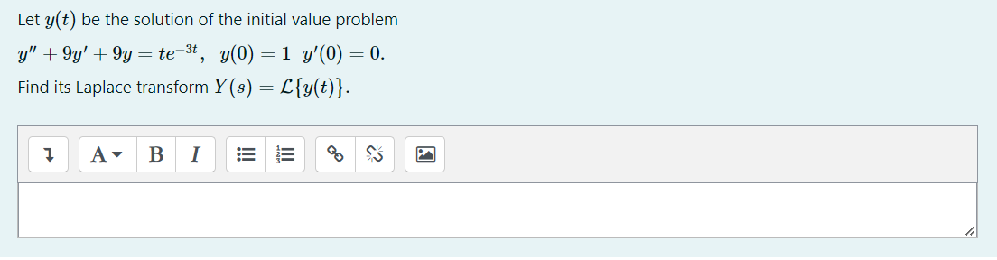 Solved Let y(t) be the solution of the initial value problem | Chegg.com