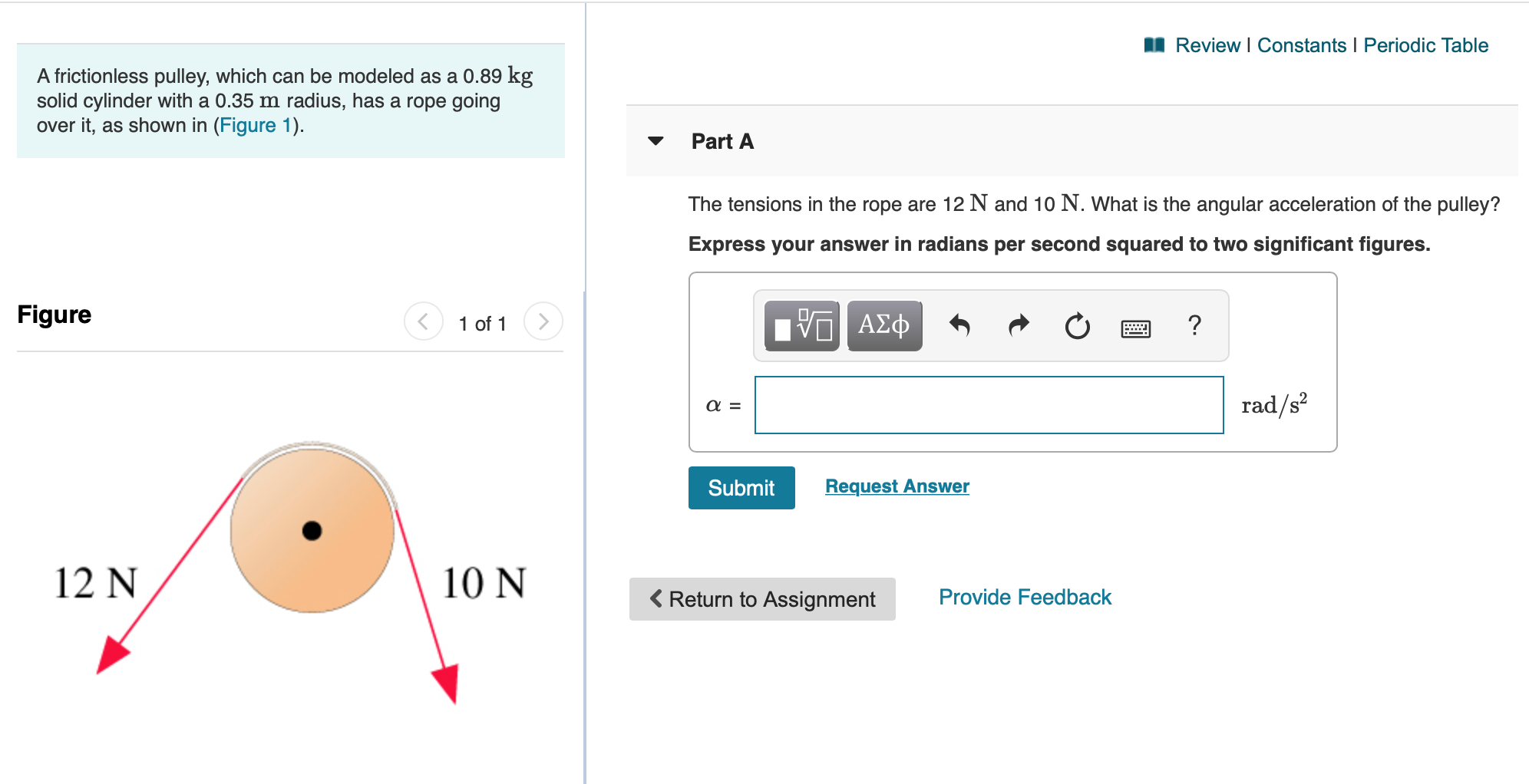Solved I Review | Constants | Periodic Table A frictionless | Chegg.com