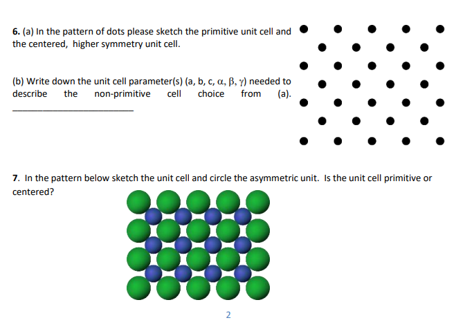 Solved 6. (a) ﻿In the pattern of dots please sketch the | Chegg.com