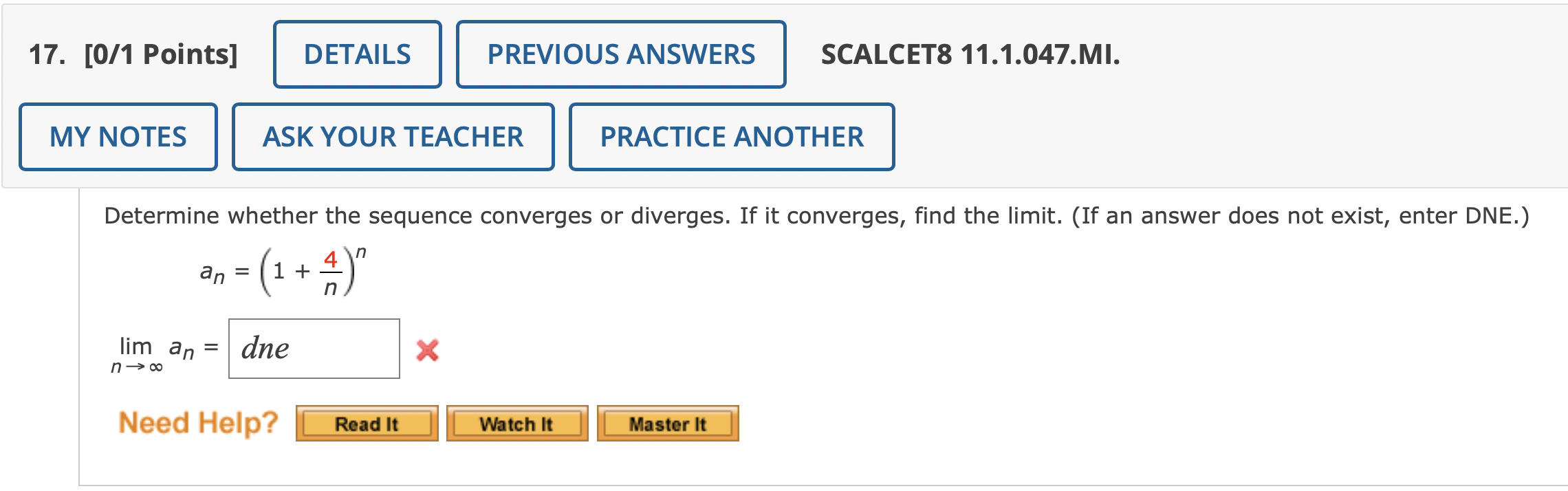 Solved 17. [0/1 Points] DETAILS PREVIOUS ANSWERS SCALCET8 | Chegg.com