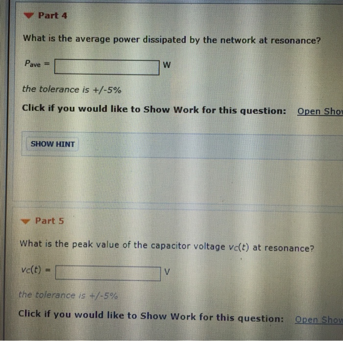 Solved Part 1 A variable-frequency voltage source drives | Chegg.com