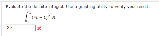 Solved Evaluate the definite integral. Use a graphing | Chegg.com