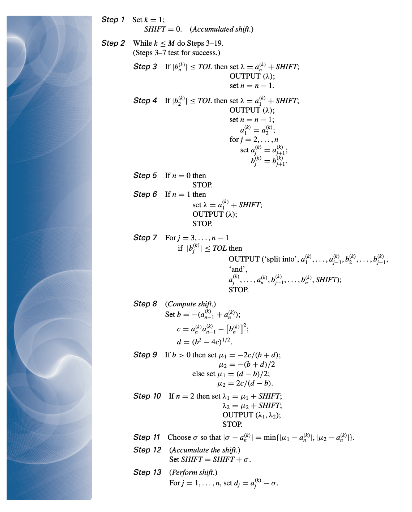 Solved To Obtain The Eigenvalues Of The Symmetric 