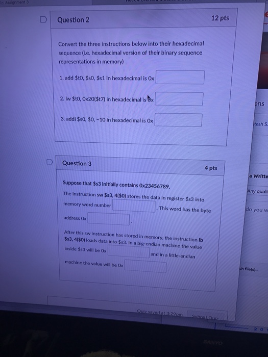 Solved Question 1 Fill in the blanks in the statements | Chegg.com