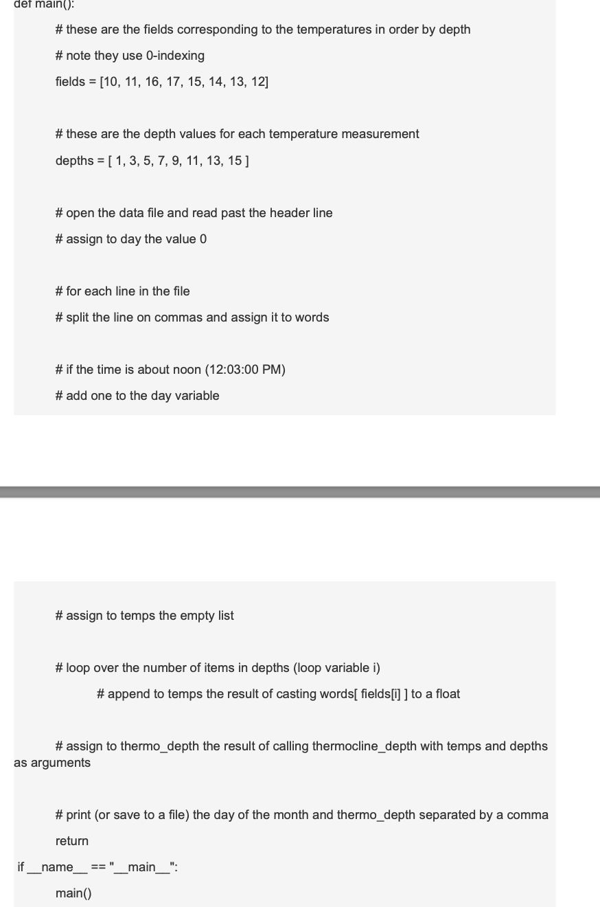 Solved Write a python function that reads a file and prints | Chegg.com