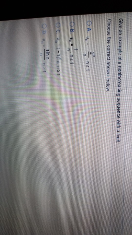 Solved Give an example of a bounded sequence that has a | Chegg.com