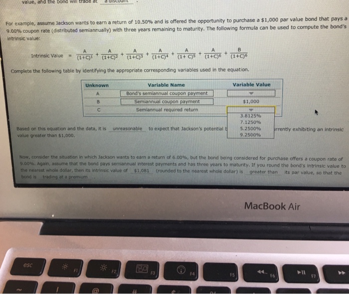 Solved For example, assume Jackson wants to earn a return of | Chegg.com Solved For example, assume Jackson wants to earn a return of | Chegg.com