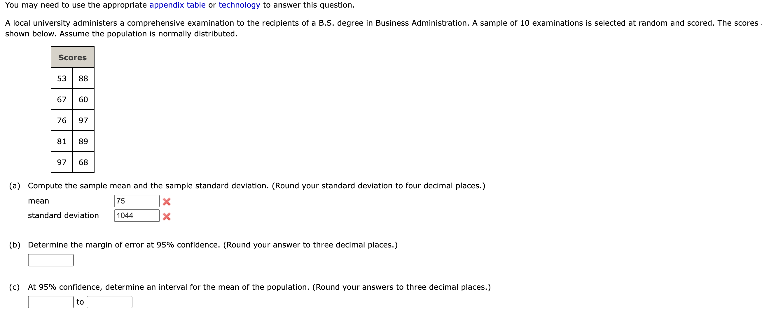 Solved You may need to use the appropriate appendix table or | Chegg.com