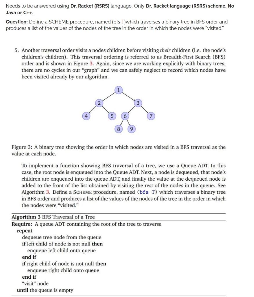 Needs to be answered using Dr. Racket (R5RS) | Chegg.com