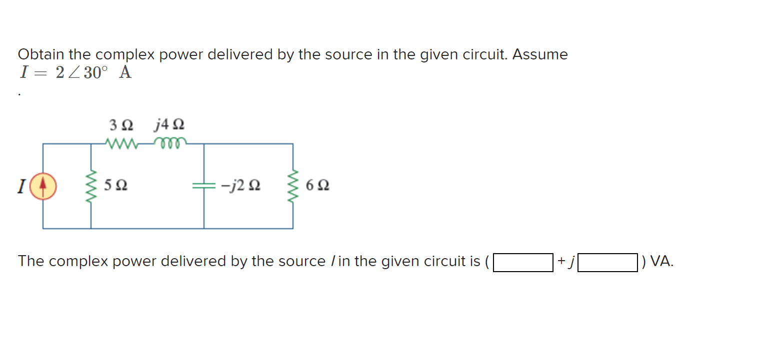 Solved Obtain the complex power delivered by the source in | Chegg.com