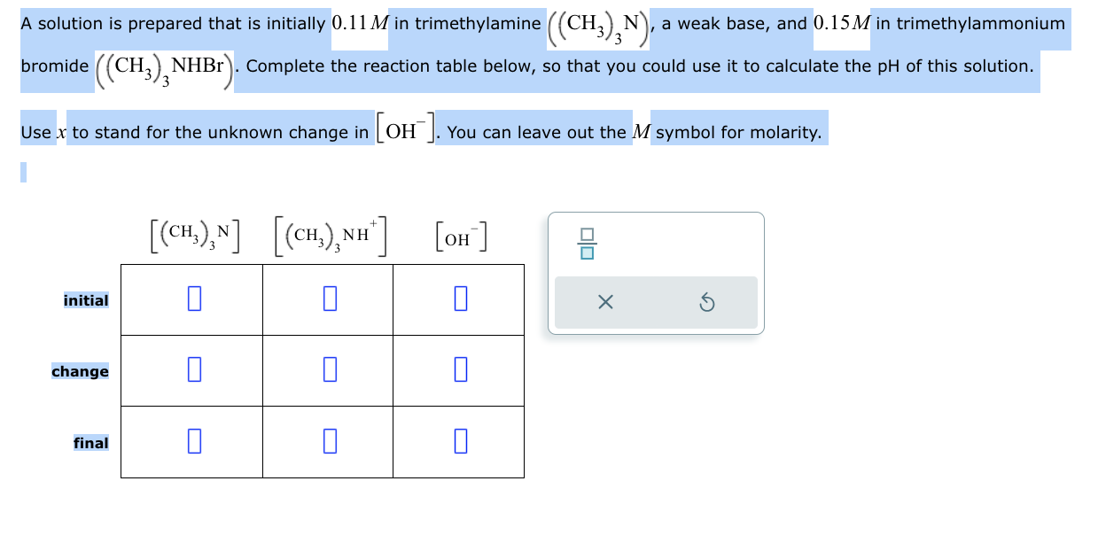 A solution is prepared that is initially 0.11M in | Chegg.com