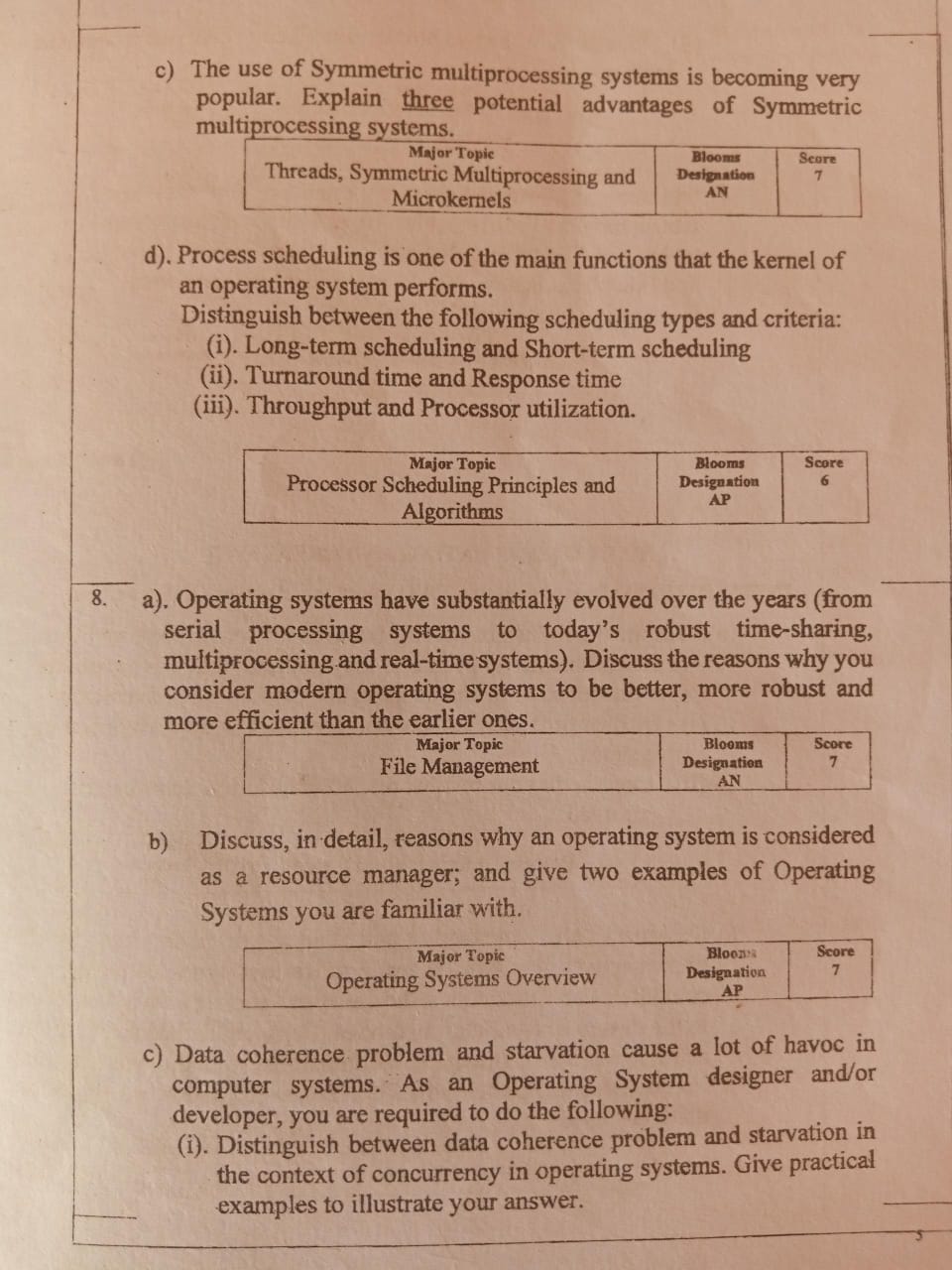 Solved c) ﻿The use of Symmetric multiprocessing systems is | Chegg.com