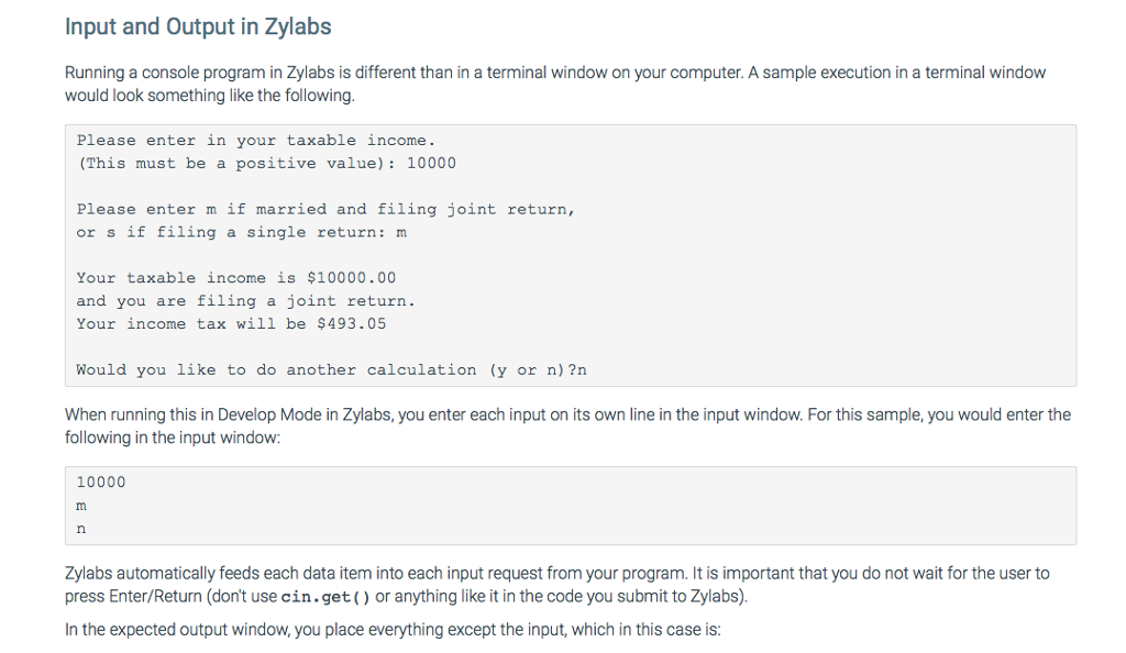 Solved 4.13 Programming Project #1-Taxes Background This | Chegg.com